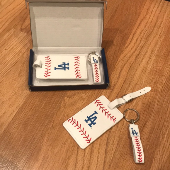 MLB | Accessories | Dodgers Luggage Tag And Keychain | Poshmark